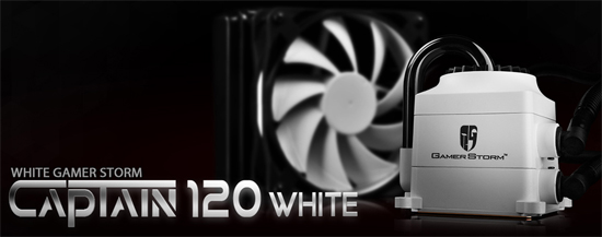 DeepCool Captain 120 White Liquid Cooler System Gamer Storm Kit ...
